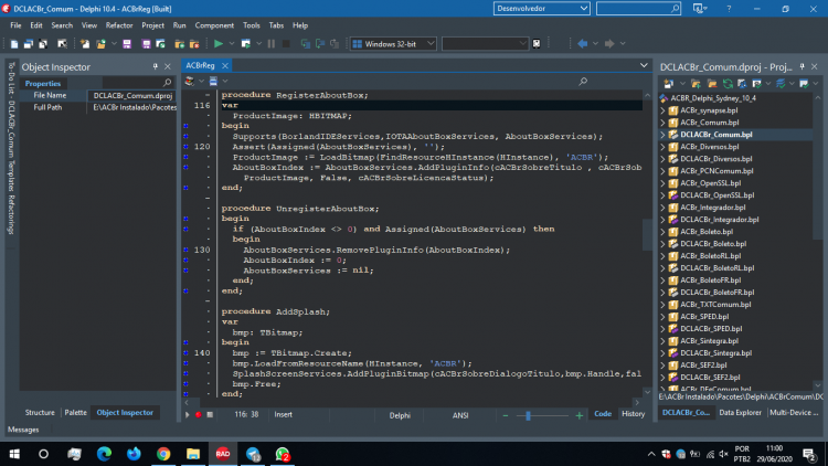 Erro Ao Compilar O Acbr No Delphi 10 4 Sydney Dúvidas Gerais Sobre O Acbr Projeto Acbr