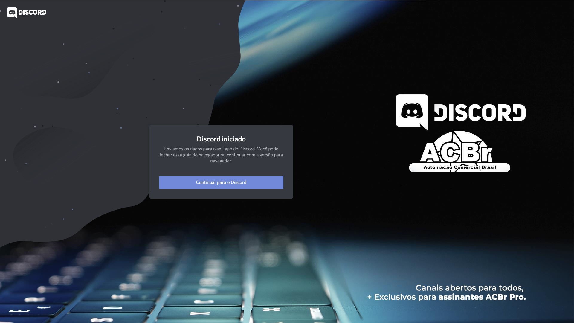 Projeto ACBr agora tem Servidor no Discord - Notícias do ACBr - Projeto ...